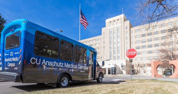 Free shuttle buses ferry CU Anschutz Medical Campus community to and ...