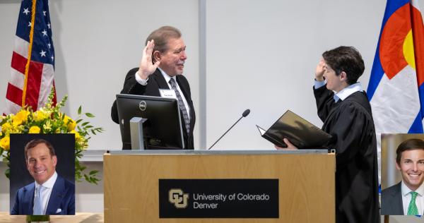 Three regents take their oaths of office | CU Connections