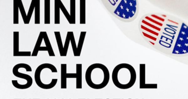 Registration for Mini Law School Online: The 2020 Election now open ...